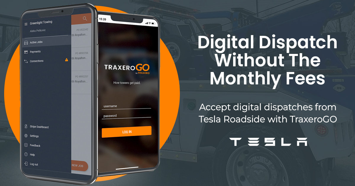 Accept Tesla Roadside Jobs with TraxeroGO | TRAXERO