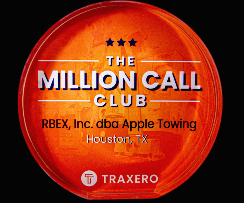 TRAXERO Million Call Club: RBEX, Inc. dba Apple Towing | TRAXERO